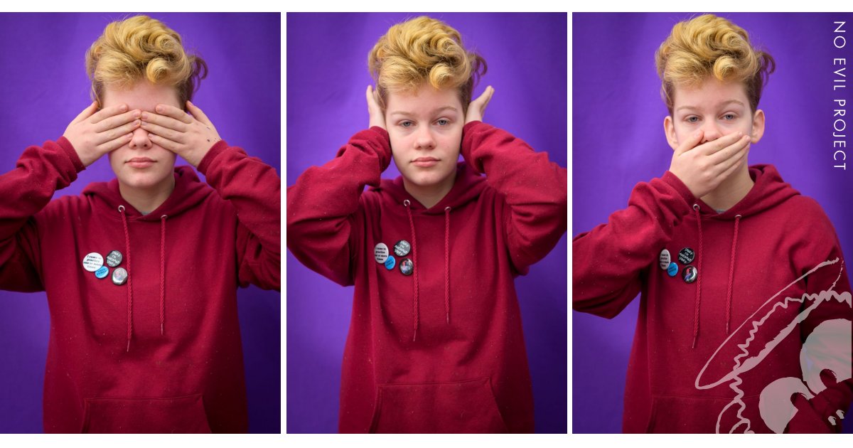 Ash | No Evil Project: Agender, Queer & Dork stereotypes redefined